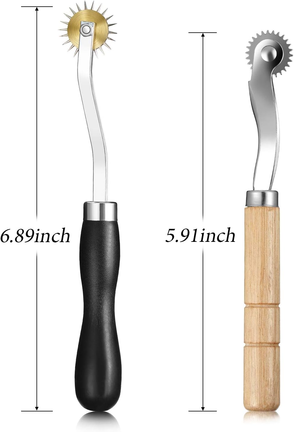 2 Pieces Tracing Wheel Sewing Tools Needle Point Tracing Wheel Leather ...