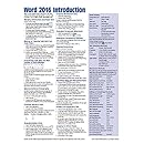 Microsoft Word 2016 Introduction Quick Reference Guide - Windows ...
