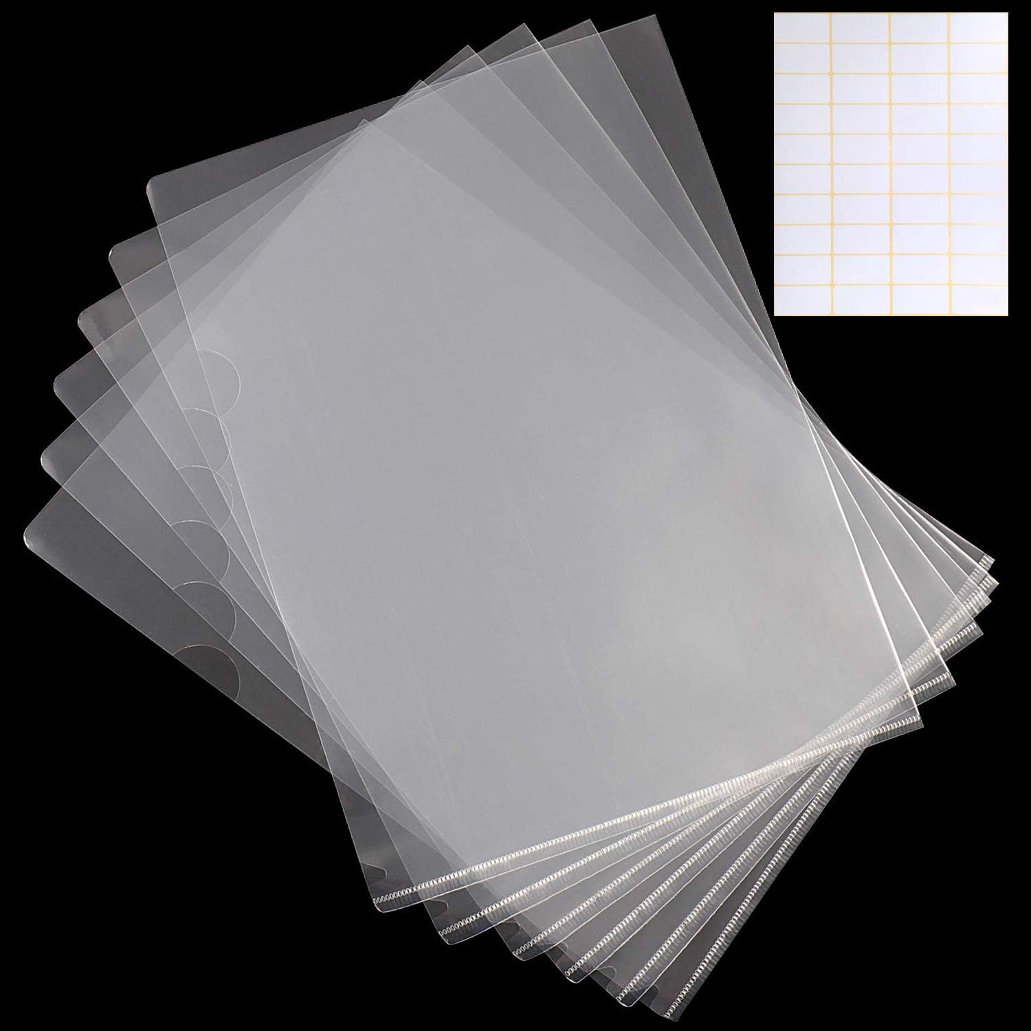 Clear Transparent Document Folders for Copy Safe Plastic Pockets ...