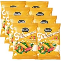 Amazon.com : Darrell Lea Fabulicious Raspberry Sour Candy Stix 7oz Bag ...