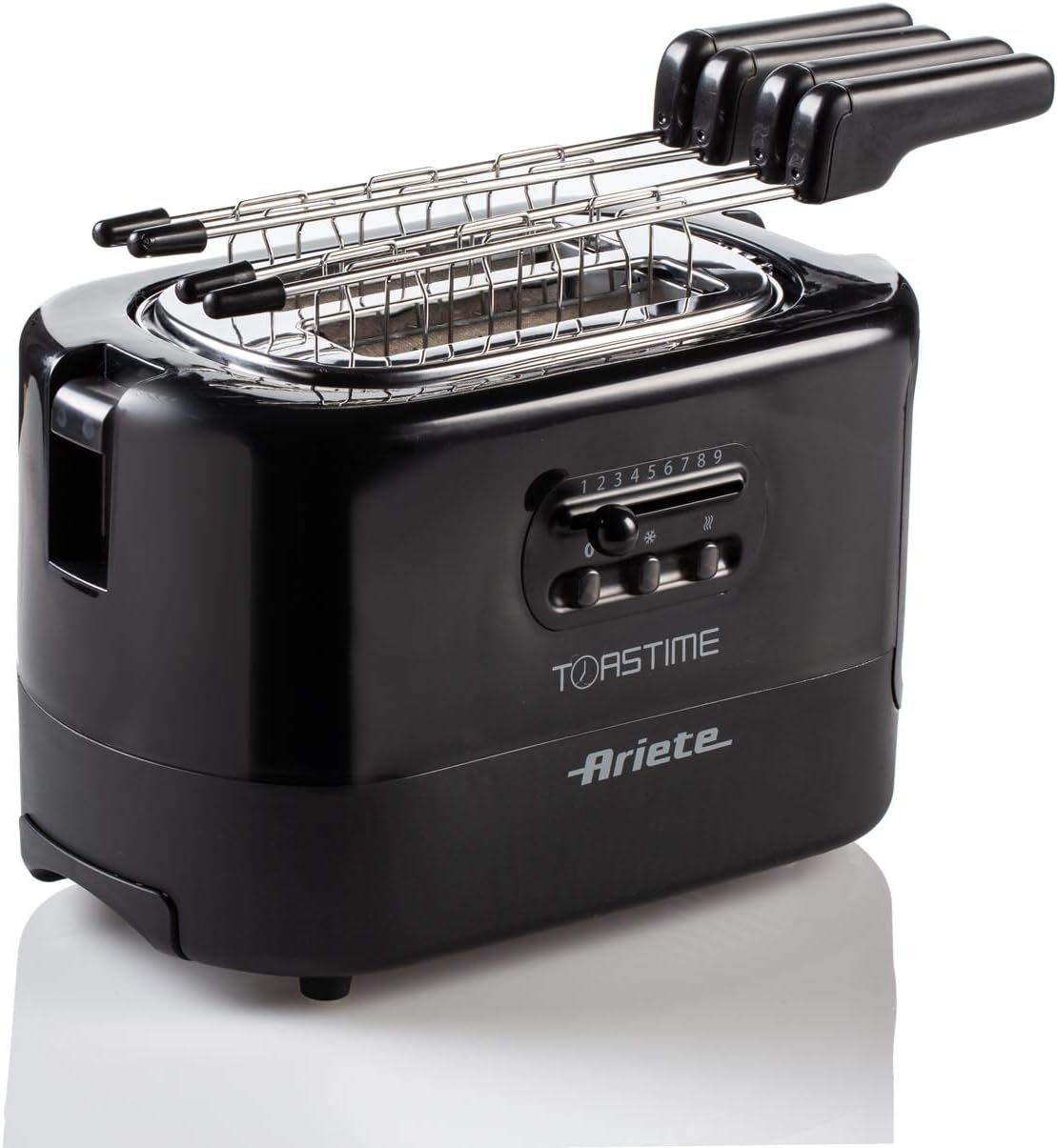 Amazon.de: Ariete 159 Toastime Toaster 2 Scheiben mit Zange mit Auftau ...