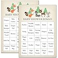 Amazon.com: InvitationHouse Woodland Animals Baby Shower Bingo Cards ...