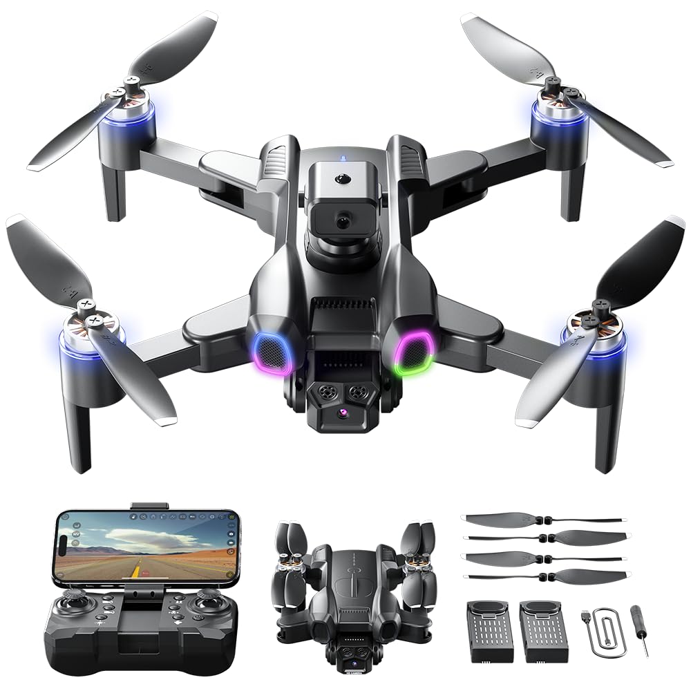 Drone with 4K Camera for Adult Beginners Kids, Brushless, Foldable ...