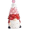 Amazon.com: Gnome LED Ceramic Valentines Tree Figurine - 8" Tall ...