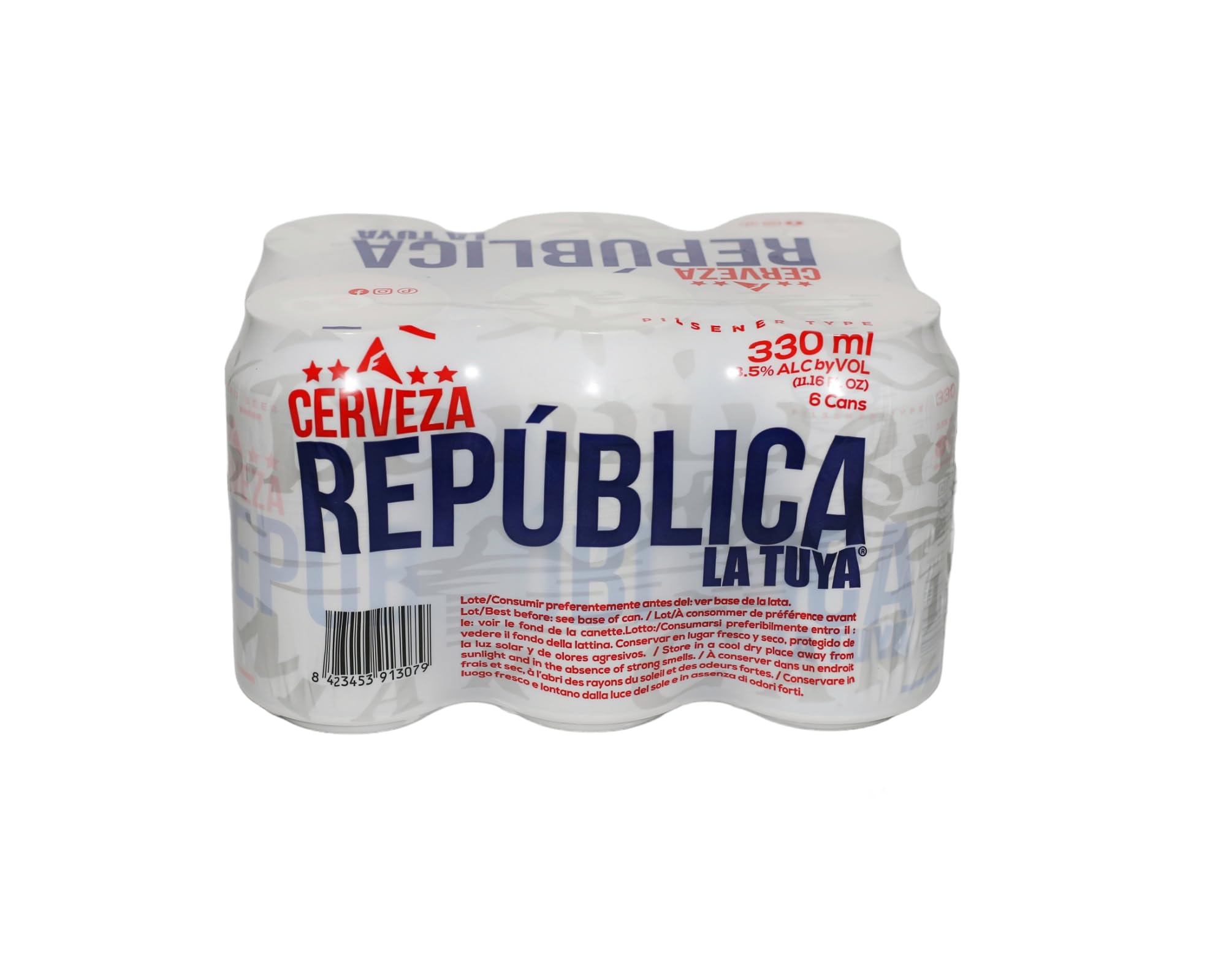 Mua Cerveza Republica La Tuya - Pilsener-type Beer, 11.16 Fl oz - 3.5% ...