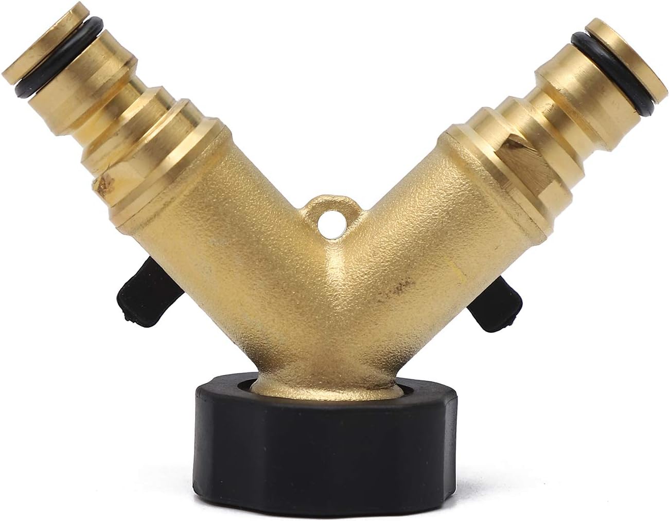 Garden Water Connector (2 Way Tap Divider Auto Connector Brass & Rubber ...