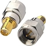 Amazon.com: BOOBRIE Coaxial Cable Adapter SMA Antenna Wireless Coaxial Connector SMA Male to F ...