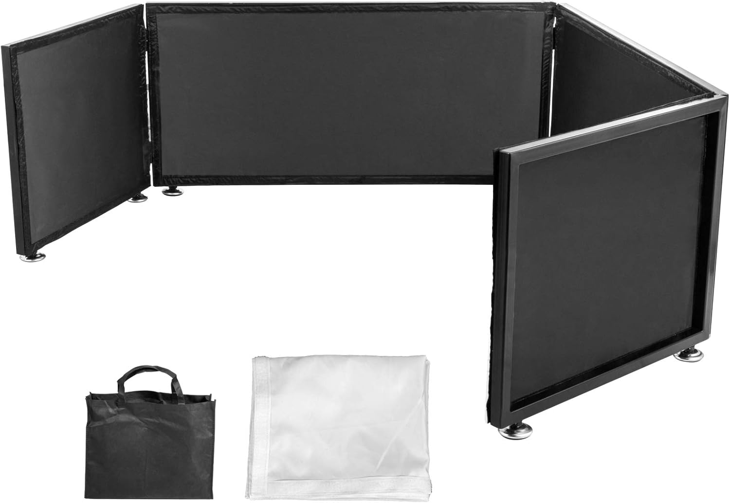 Amazon.com: Happybuy DJ Booth Foldable Cover Screen 15.7x106.3 Inches ...
