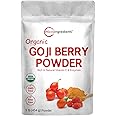 Amazon.com: Organic Goji Powder, Freeze Dried Goji Berry Powder, 1 ...