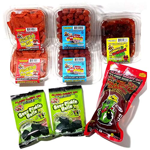 Alamo Candy Variety Pack - Mexican Candy Mix (8 Count) - Gummy Bears In ...