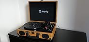 Record Player, Popsky Record Player Vinyl Turntable: Amazon.co.uk ...