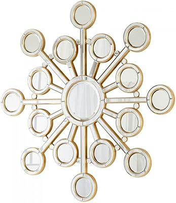Amazon.com: Urbanest Priscilla Modern Chic Star Mirrors Wall Decor 31 ...