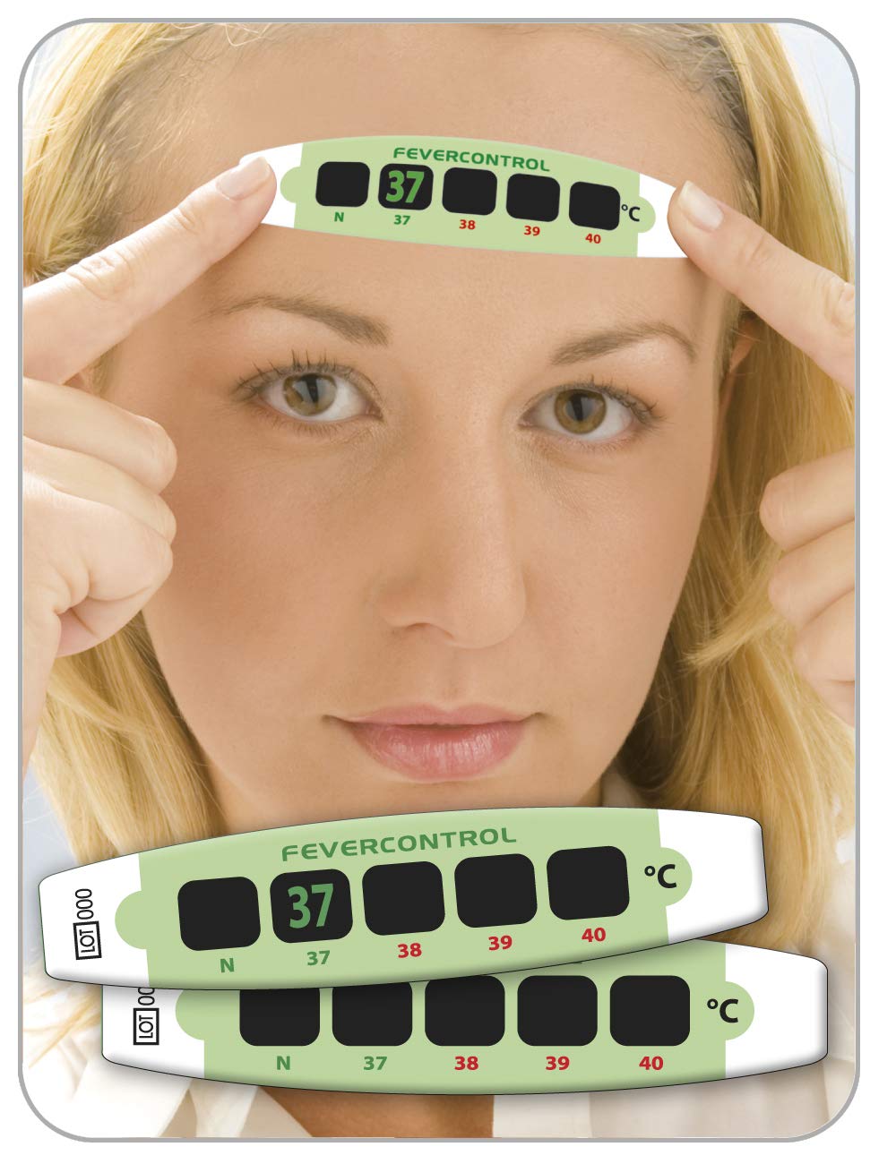 Gima 25600 Front Thermometer Fever Control, Blister, Pack of 10 – BigaMart