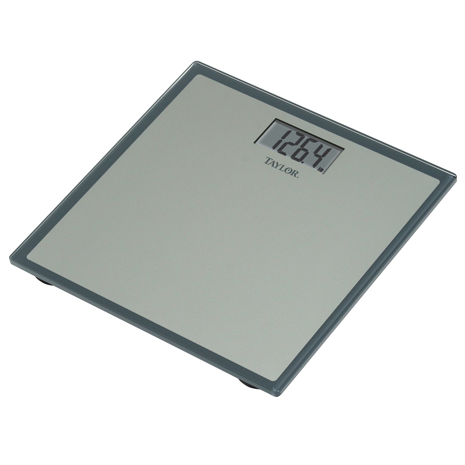 Taylor Precision Products Glass Digital Bath Scale Grey Blue Taylor Precision Products Glass Digital Bath Scale Grey Blue