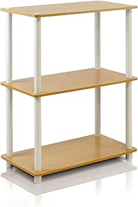Amazon.com: Furinno Turn-N-Tube Display Rack, 3-Tier Single, Beech ...