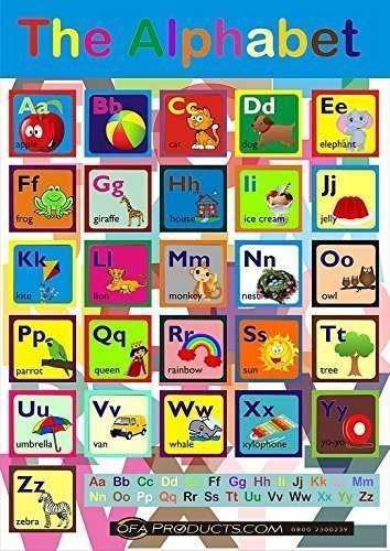 Buy Colourful Educational ABC Chart With FREE Colouring In Activity ...