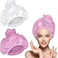 Amazon.com : 2 Pack Net Plopping Cap for Drying Curly Hair,Plopping Cap ...