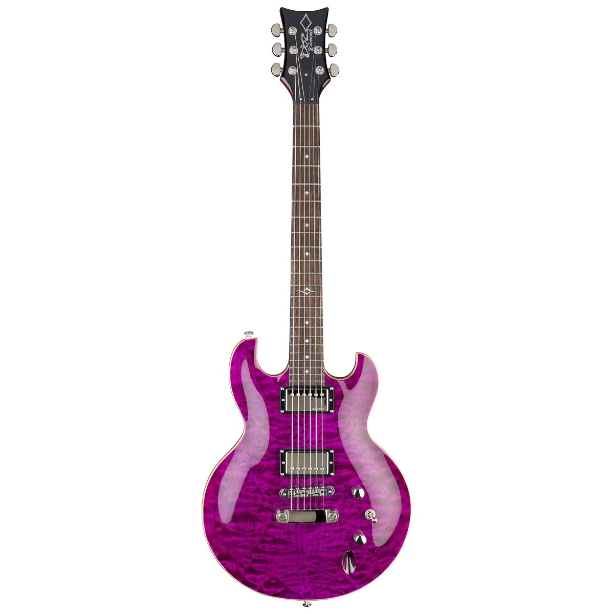 DBZ / Diamond Guitars ROYQM3-TM Royale QM Quilt Top Electric Guitar ...