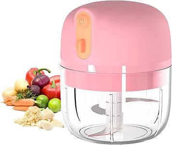 Mini Electric Food Chopper Cordless Portable Mini Electric Vegetable ...