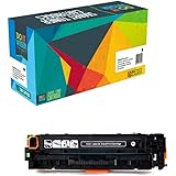 HP CF540A 203A Original LaserJet Toner Cartridge, Black, Pack of 1 ...