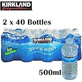 Kirkland Signature Spring Water 500ml, 40 Bottles: Amazon.co.uk: Grocery