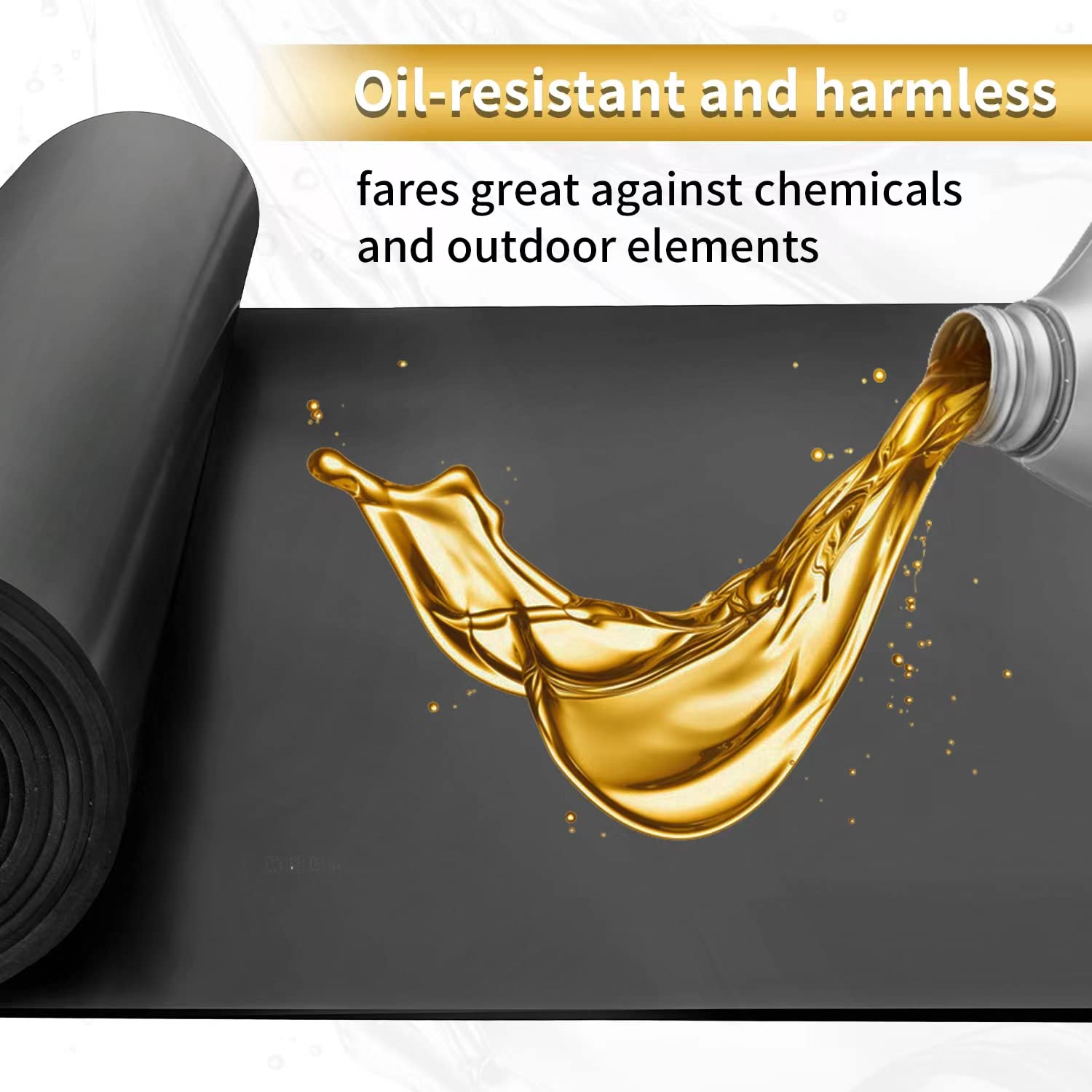 Mua LOGIJOY Neoprene Rubber Sheet Roll - 80" x 40" x 1/8" Thick Heavy ...