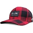 Grace Folly Trucker Hat for Men or Women- Many Cool Designs (Red Plaid ...