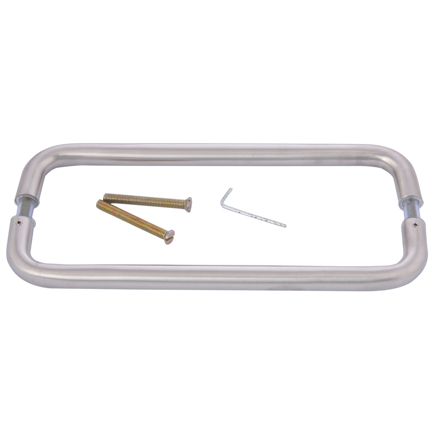 Dorma Steel S.S- 304 (D) Glass Door Pull Both Side Handle (12-inch ...