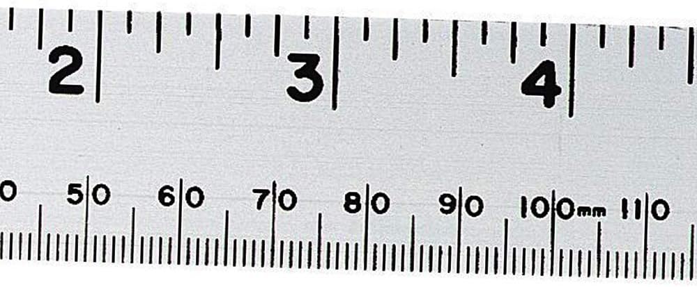 Starrett MS-2 Aluminum Straight Edge Meter Stick 39.37 Length 39.37 ...