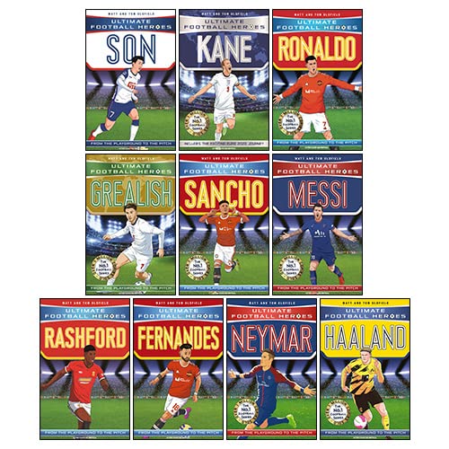 Amazon.com: Ultimate Football Heroes Series 10 Books Collection Set By ...