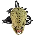 Amazon.com: Predator Mask with Dreads Hair Scary Helmet Alien Mask Full ...