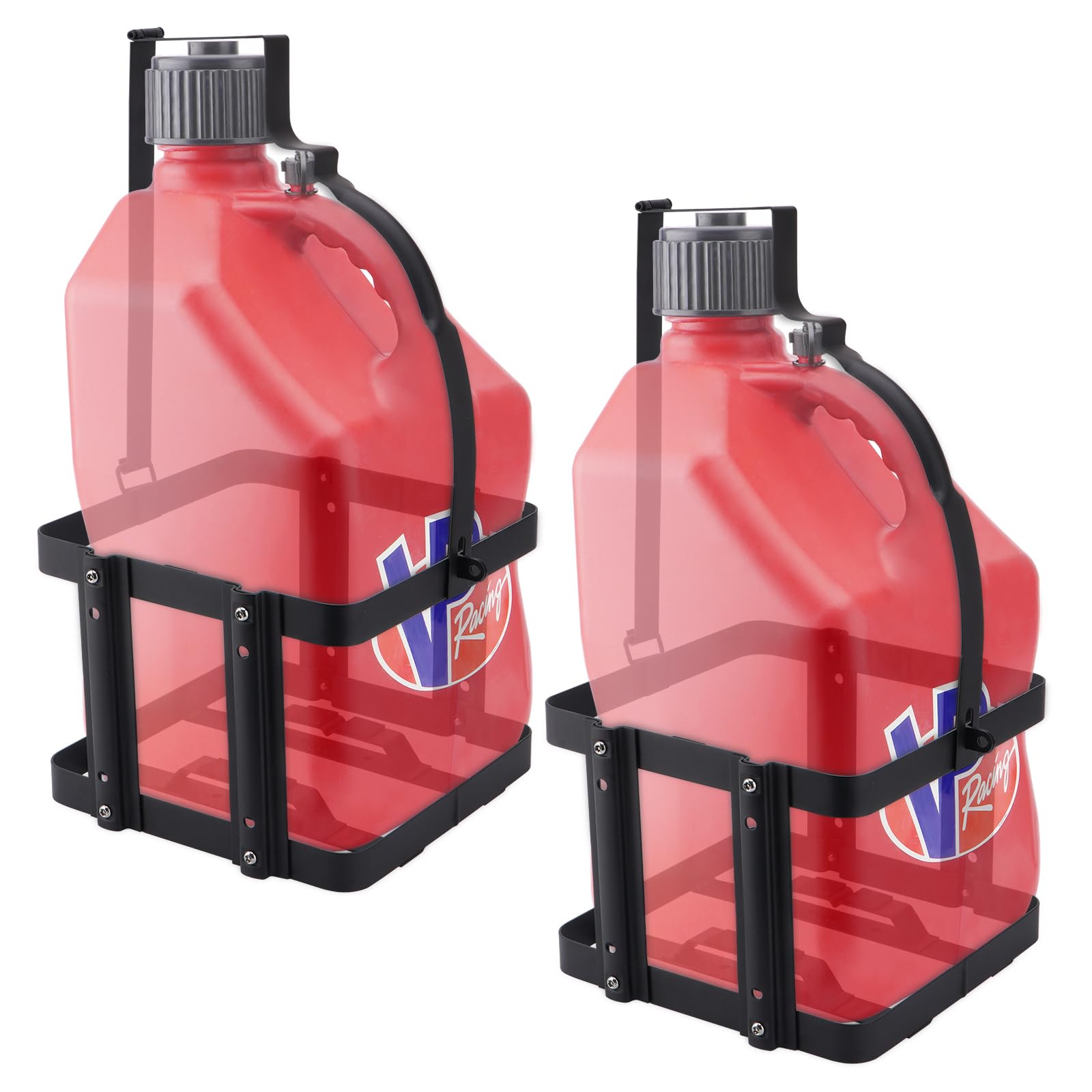SPARKWHIZ Fuel Jug Container Holder Mount, Gas Can 5 Gallon Holder Rack ...