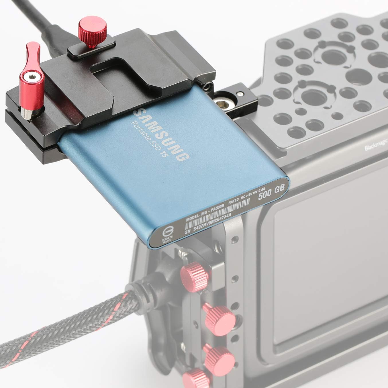 Amazon.com : SSD Mount Bracket SSD Holder for Samsung T5 SSD ...