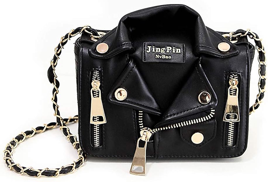 Sfly Women Chain Motorcycle Shoulder Rivet Jacket Bags Messenger Bag ...