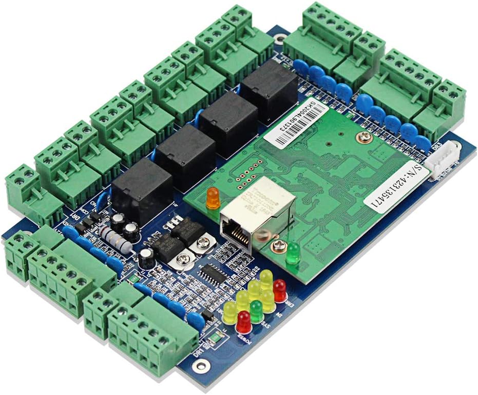 uoweky 4 Door Network Access Control Panel Board With Software ...
