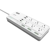 Amazon.com: APC Smart Plug Wi-Fi Power Strip with USB Ports, PH6U4X32 ...