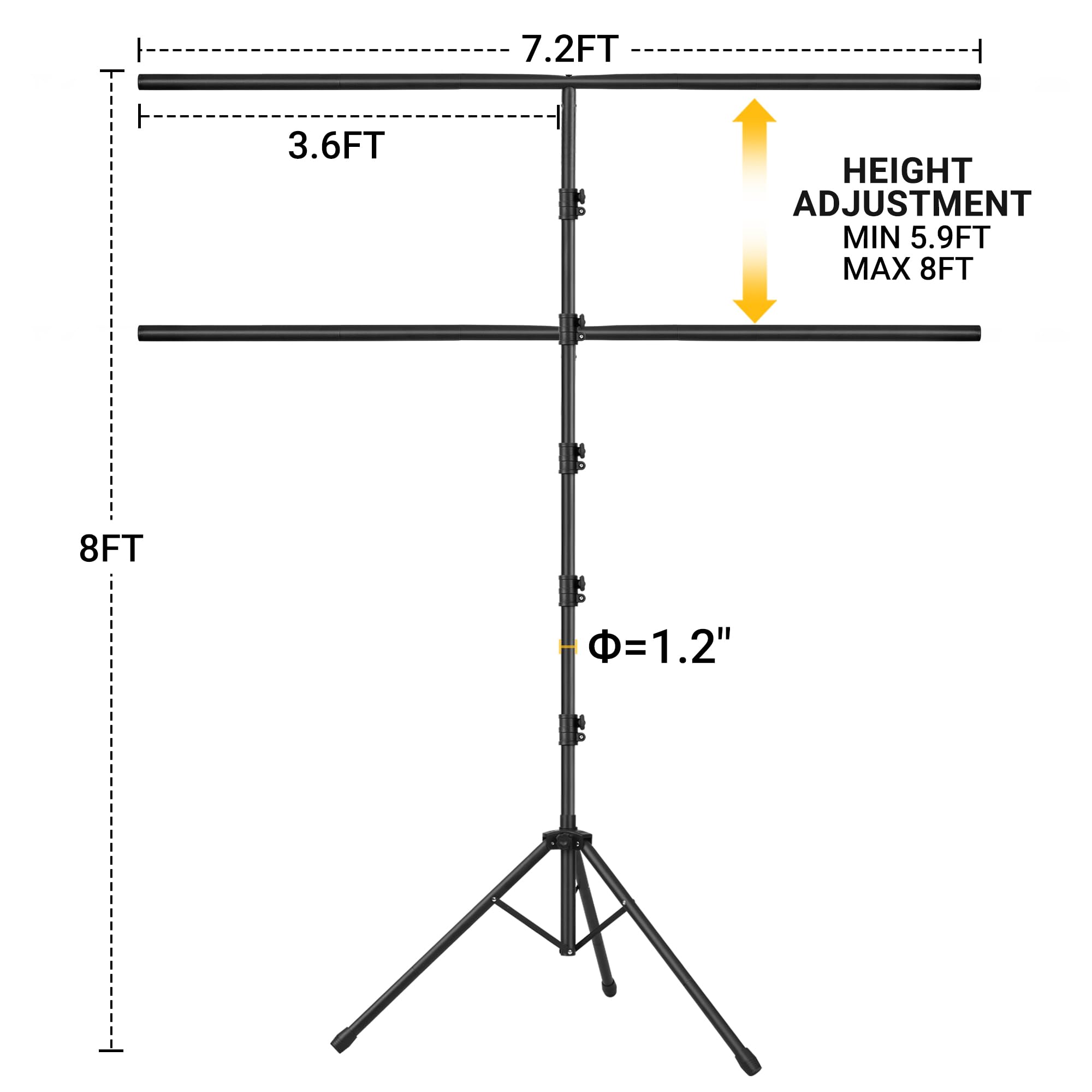 Mua Coliflor Green Screen Backdrop with Stand, 8x7.2ft Portable ...
