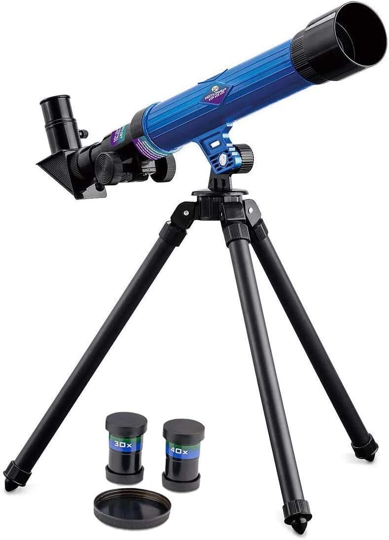 Ossian Telescope for Kids – Blue Mini Tripod Science Learning Sky Space ...