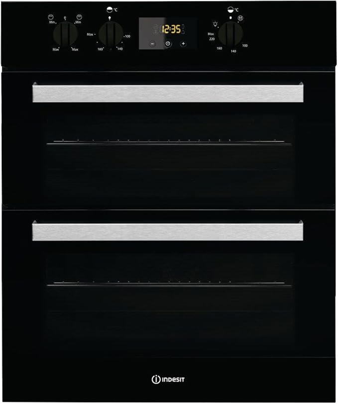 Indesit IDU6340BL Aria Electric Built Under Double Oven - Black: Amazon ...