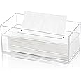Amazon.com: Dicunoy Acrylic Tissue Box Holder with Sinking Lid ...