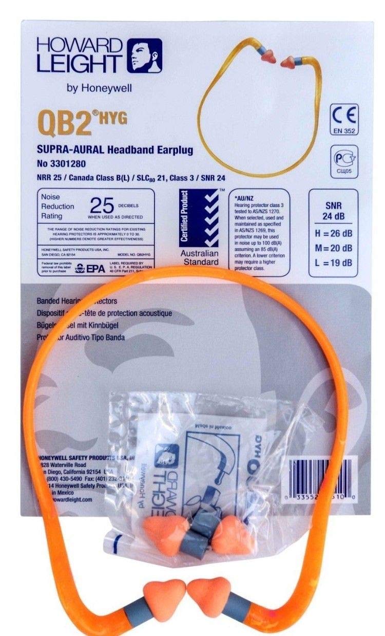 Howard Leight by Honeywell Quiet Band Shooting Earplugs 3 Pairs ...