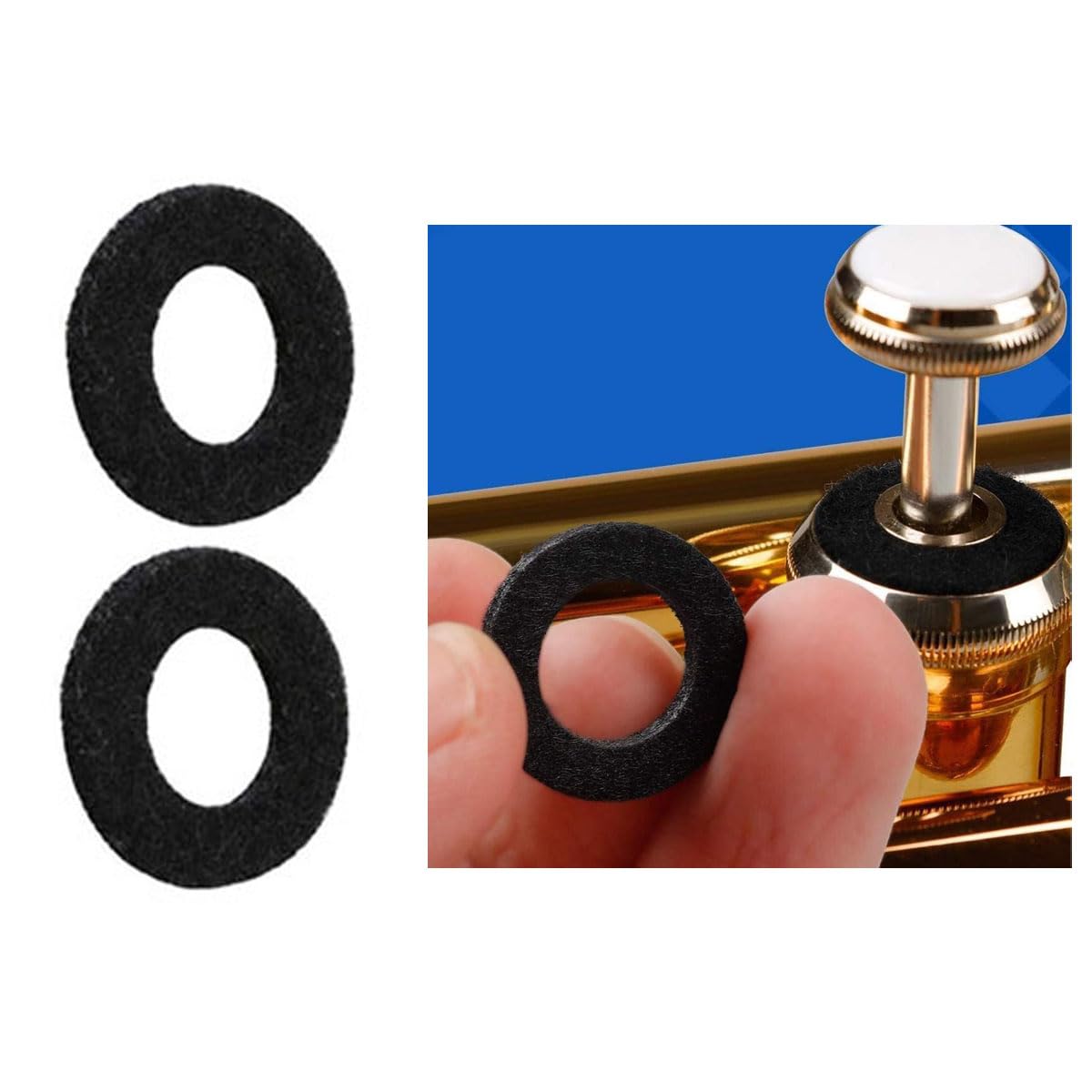 Mua Trumpet Repair Kit include 6 Piston Valve Guides 12 Felt Washers 4 ...