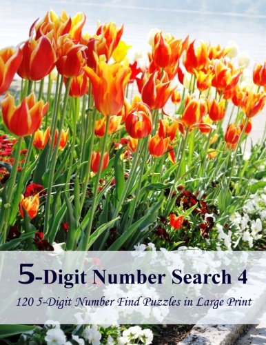 5-Digit Number Search 4: 120 5-Digit Number Find Puzzles in Large Print ...