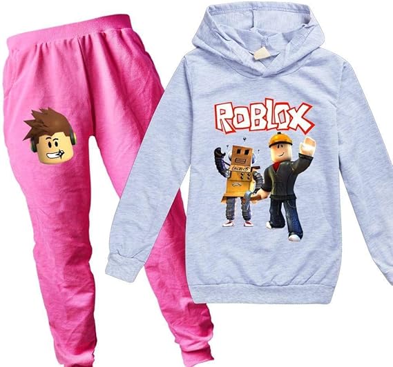 Unisex Hoodie Roblox 3D Color Printing Sweatshirt Sweater + Trousers ...
