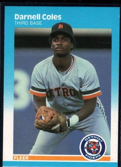 Amazon.com: Baseball MLB 1987 Fleer #148 Darnell Coles Tigers ...