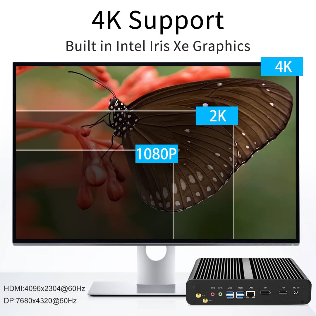 Mua MSECORE Fanless Mini PC, Desktop Computer with Core i7-1165G7, 32G ...