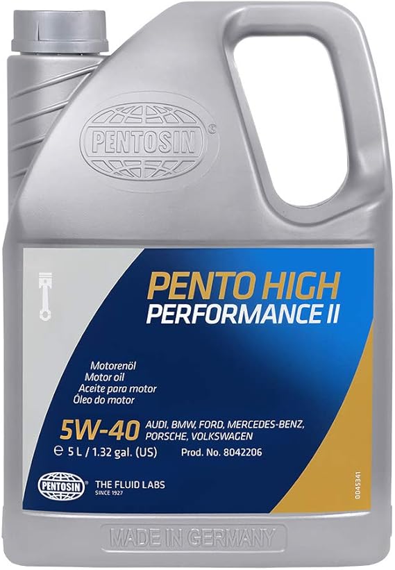 Pentosin 8042206 Pento High Performance II 5W-40 Synthetic Motor Oil ...