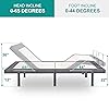 snode Adjustable Bed Frame (Queen Size) - Smart Electric Bed Frame with ...