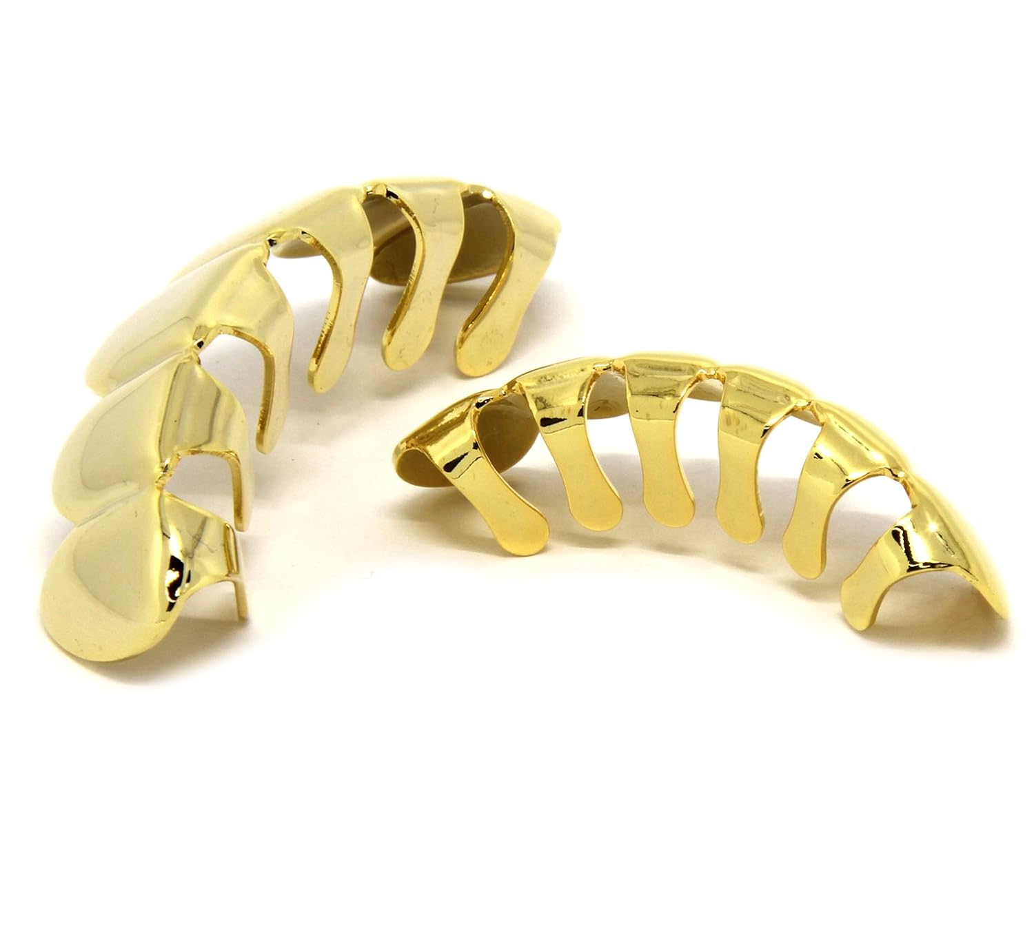 ביגוד, נעליים ותכשיטים - New Custom Fit 14k Gold Plated Hip Hop Teeth ...