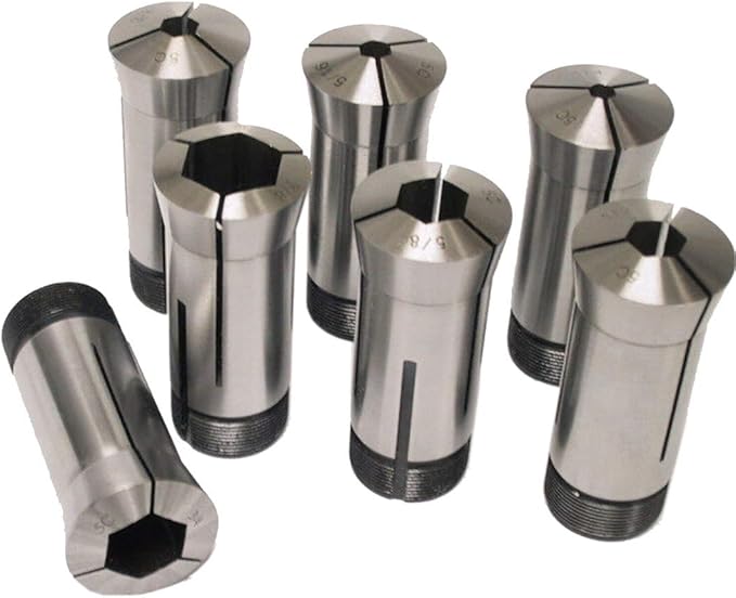 7pcs 5C Hex Collet Set for Automatic Lathes CNC Lathes - - Amazon.com